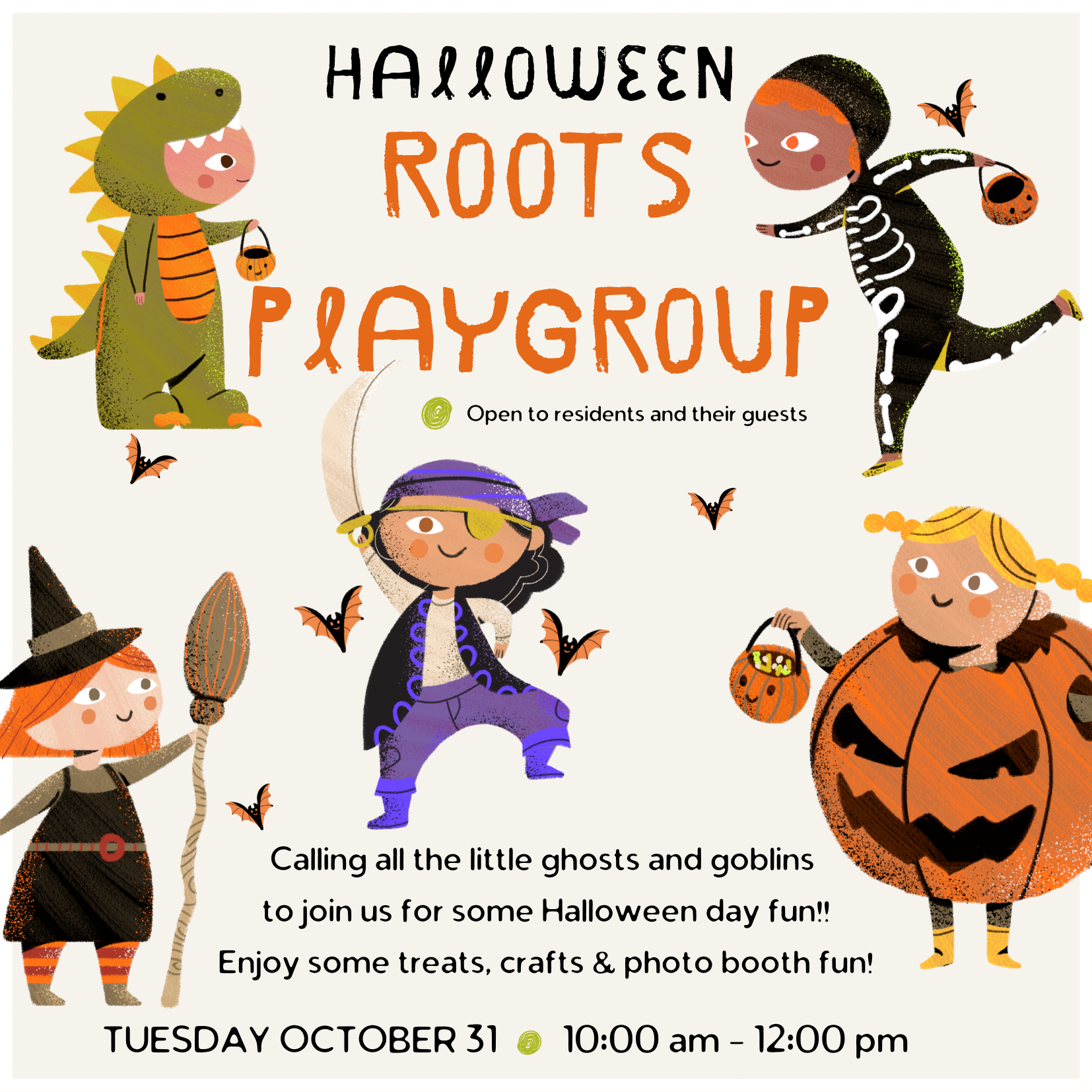 ROOTS PLAYGROUP – HALLOWEEN – The Orchards